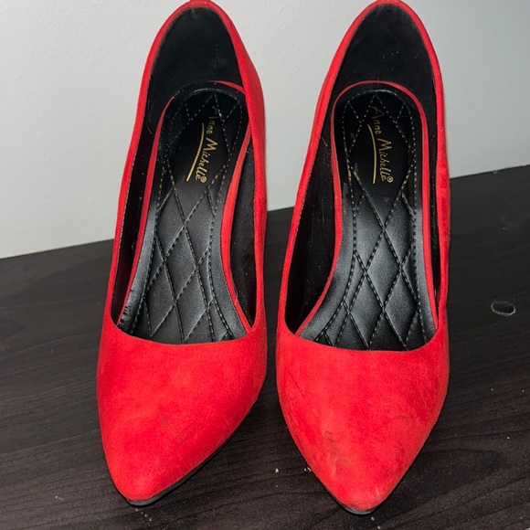 Anne Michelle | Shoes | Anne Michelle Red Heels | Poshmark
